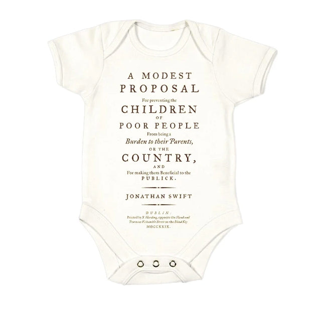 A Modest Proposal Babygro – Bah Humbug!